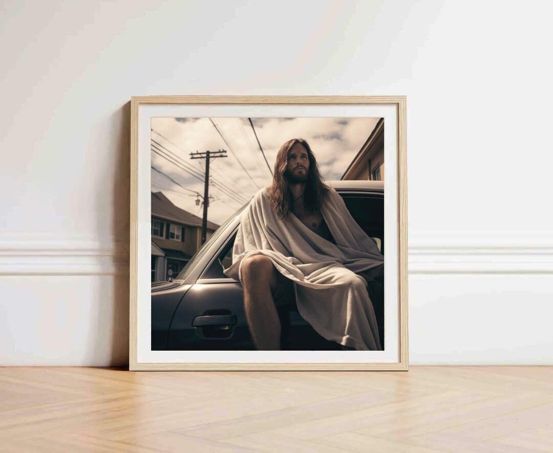 Jesus Watching Over Me - Etsy