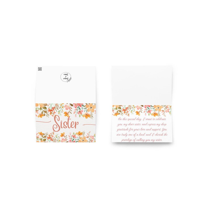 Sister Greeting Card - Sister Birthday Card - Best Sister Card - Happy ...