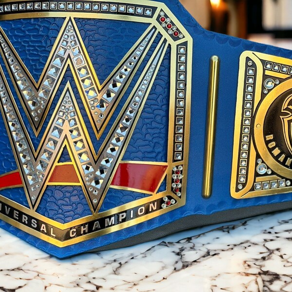 Wwe Blue Belt - Etsy