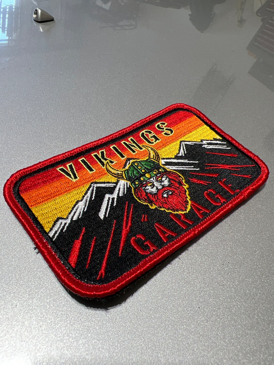 Vikings Garage Patch + Free Sticker - Etsy