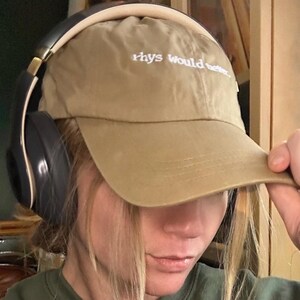 Embroidered ACOTAR Dad Hat, Rhys Would Never - Etsy