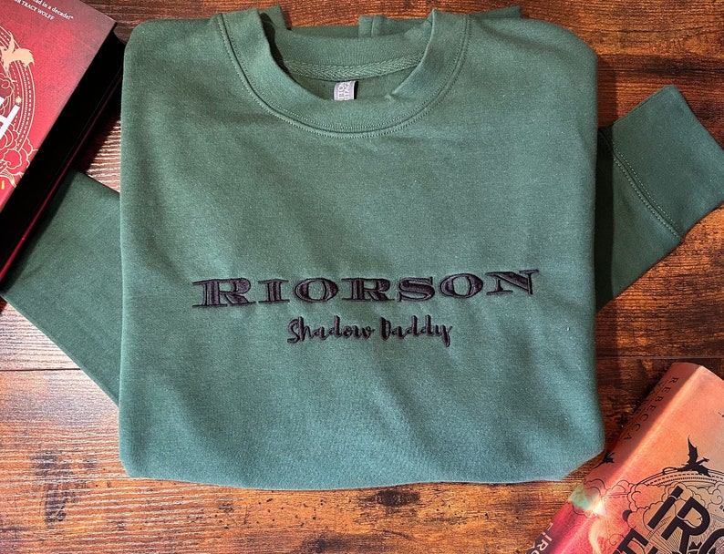 Embroidered Xaden Riorson Shadow Daddy Sweatshirt, Fourth Wing Merch ...