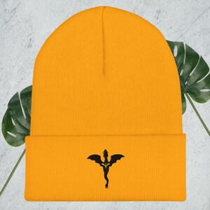 EMBROIDERED Fourth Wing Beanie, Bookish Gift - Etsy