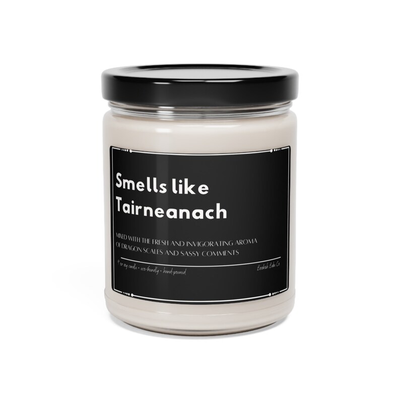 Smells Like Tairn Candle, Fourth Wing Iron Flame Gift, Bookish Gift - Etsy