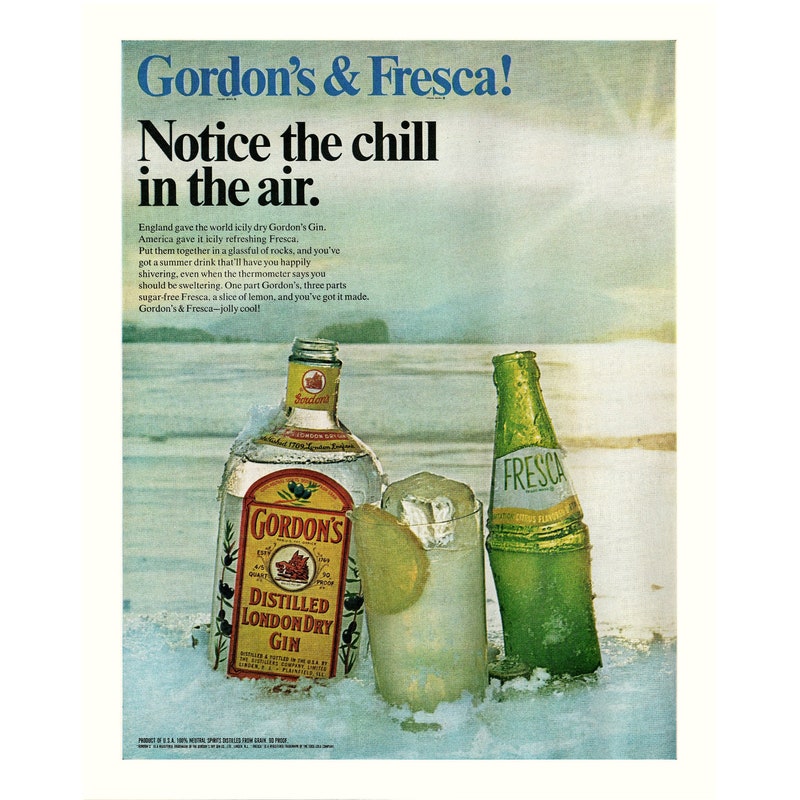 Gordon Gin Wall Art - Etsy