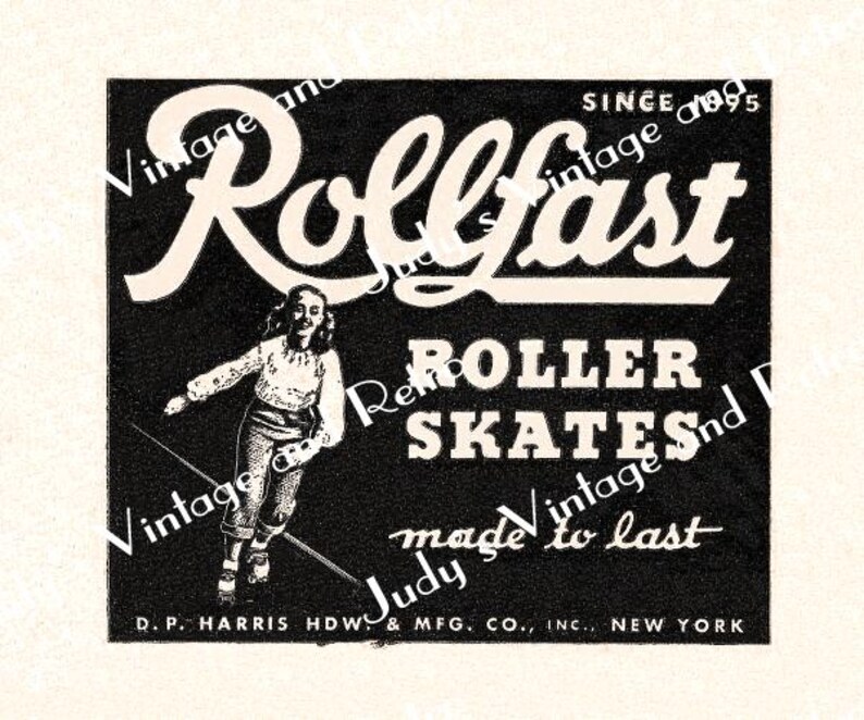 Rollfast Roller Skates - 1947 Life Magazine Ad - Fun Vintage Ephemera ...