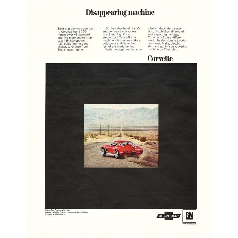 Corvette Ad Print - Etsy