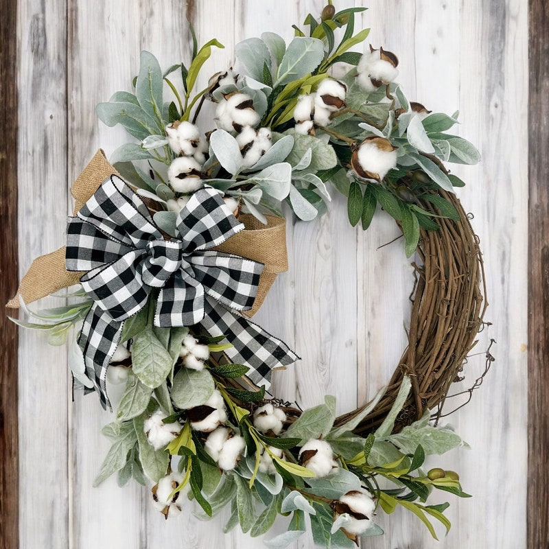 Farmhouse Wreath - Etsy