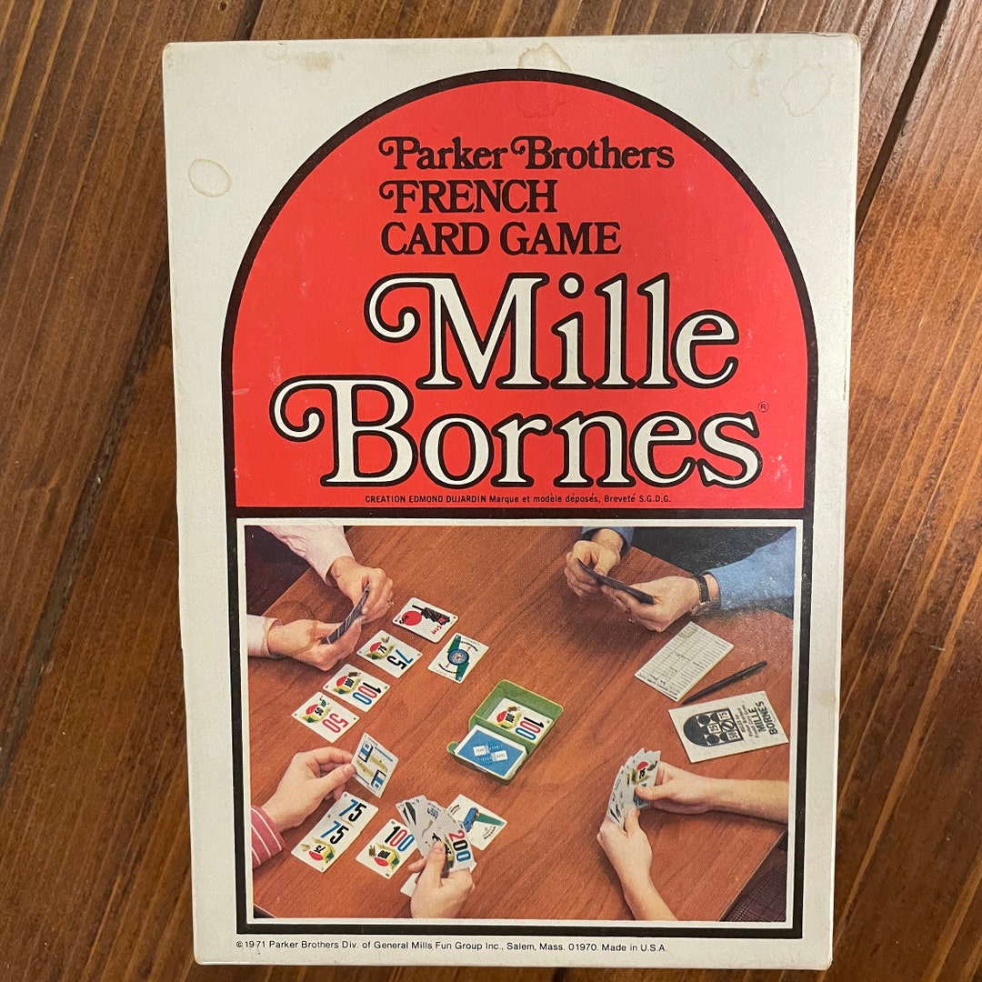 Mille Bornes Card Game 1971 - Etsy