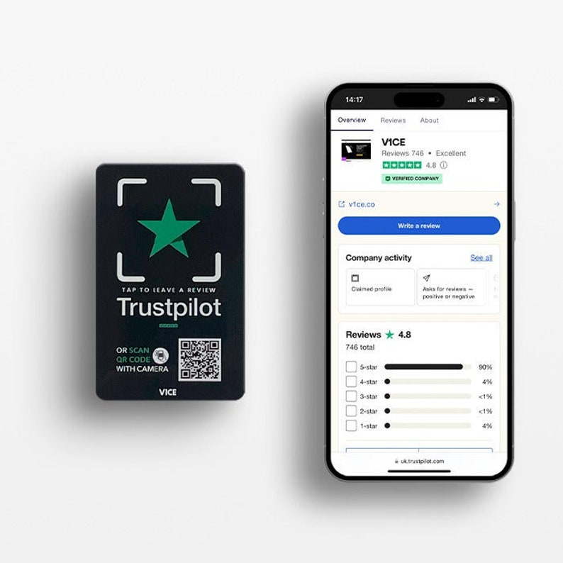 V1CE Review Card (NFC) - Tap Into Seamless Networking Powered by Our ...