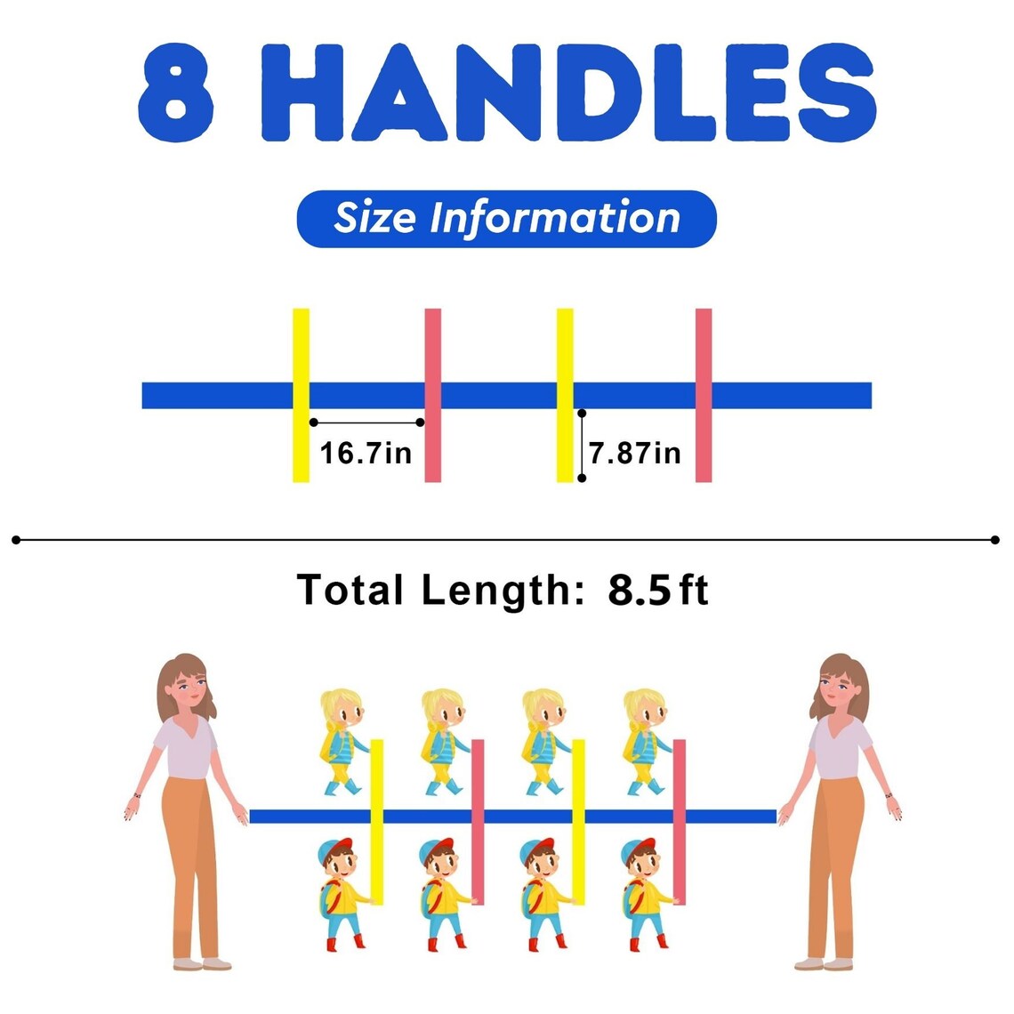 Children Safety Walking Rope for Childcare, Daycare, Preschool ...