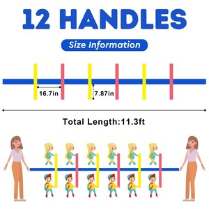 Children Safety Walking Rope for Childcare, Daycare, Preschool ...