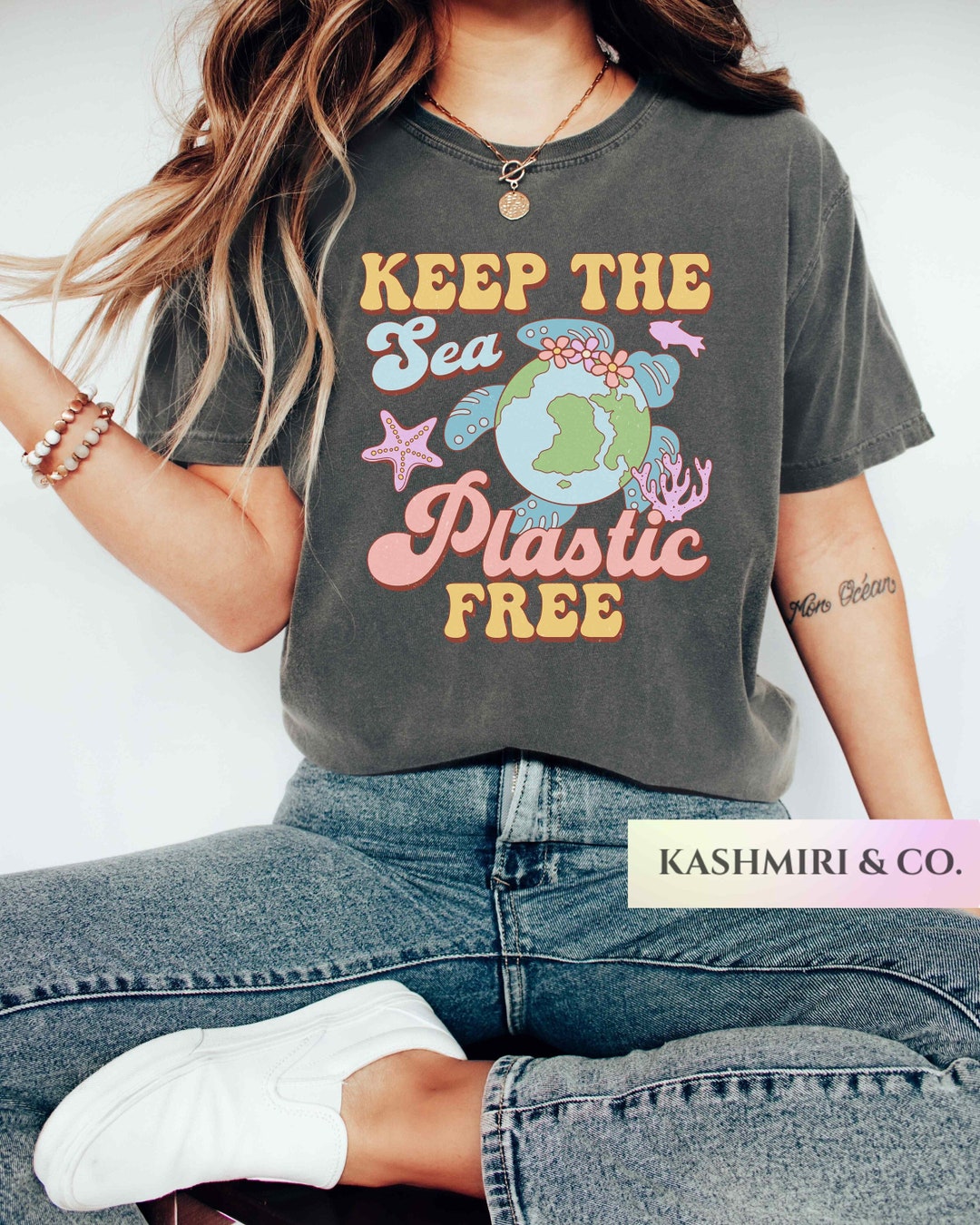 Protect Our Oceans Shirt | Turtle Lover Tee | Save the Ocean | Respect ...