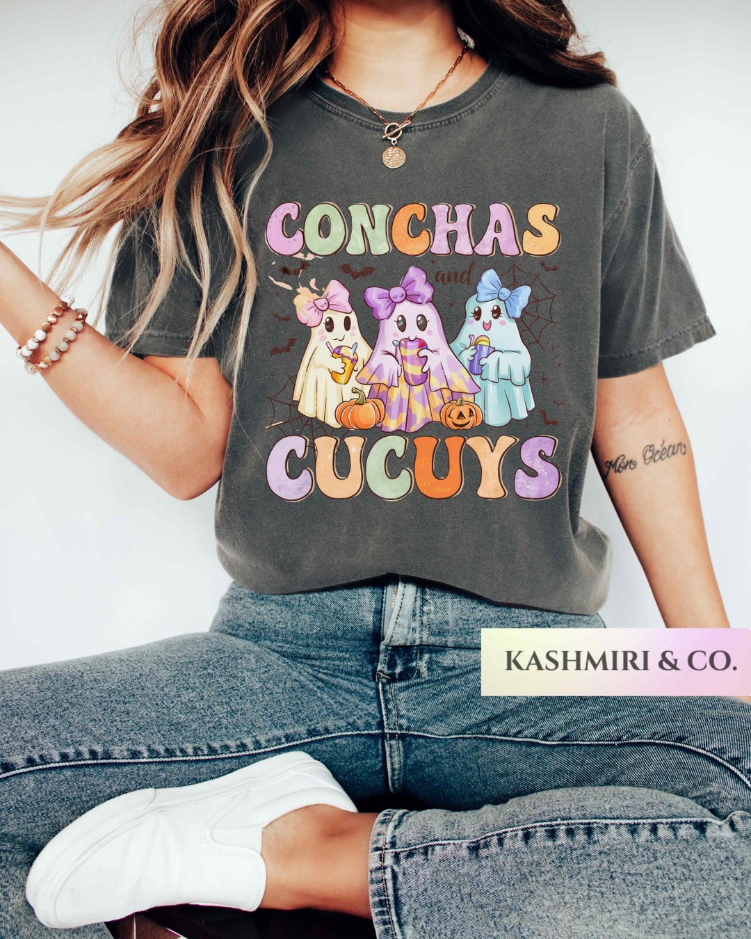 Mexican Halloween Conchas and Cucuys Shirts, Spooky Conchas Era Tshirts ...