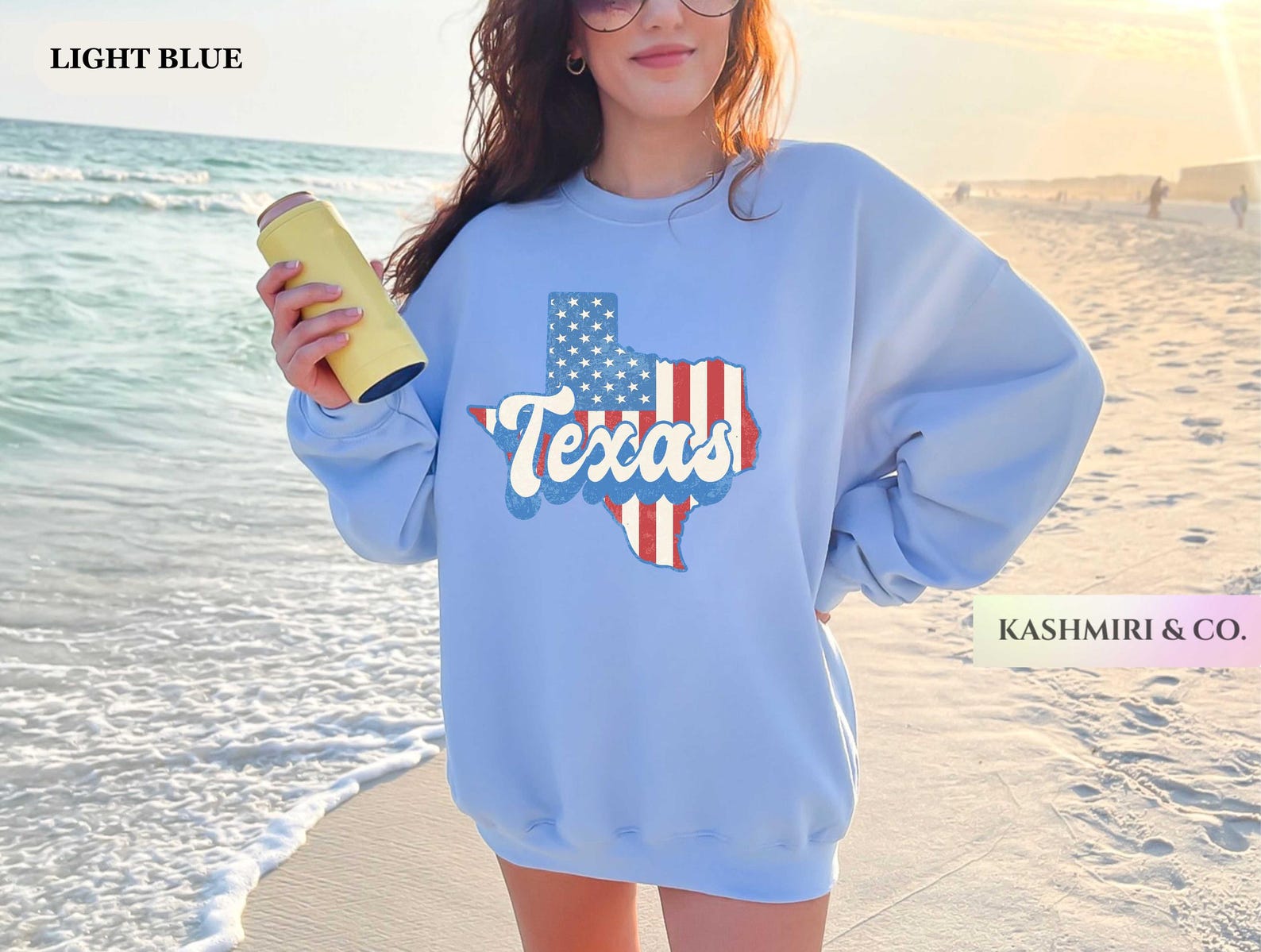 Retro Texas State American Sweatshirt Distressed Texas Sweater Tee ...