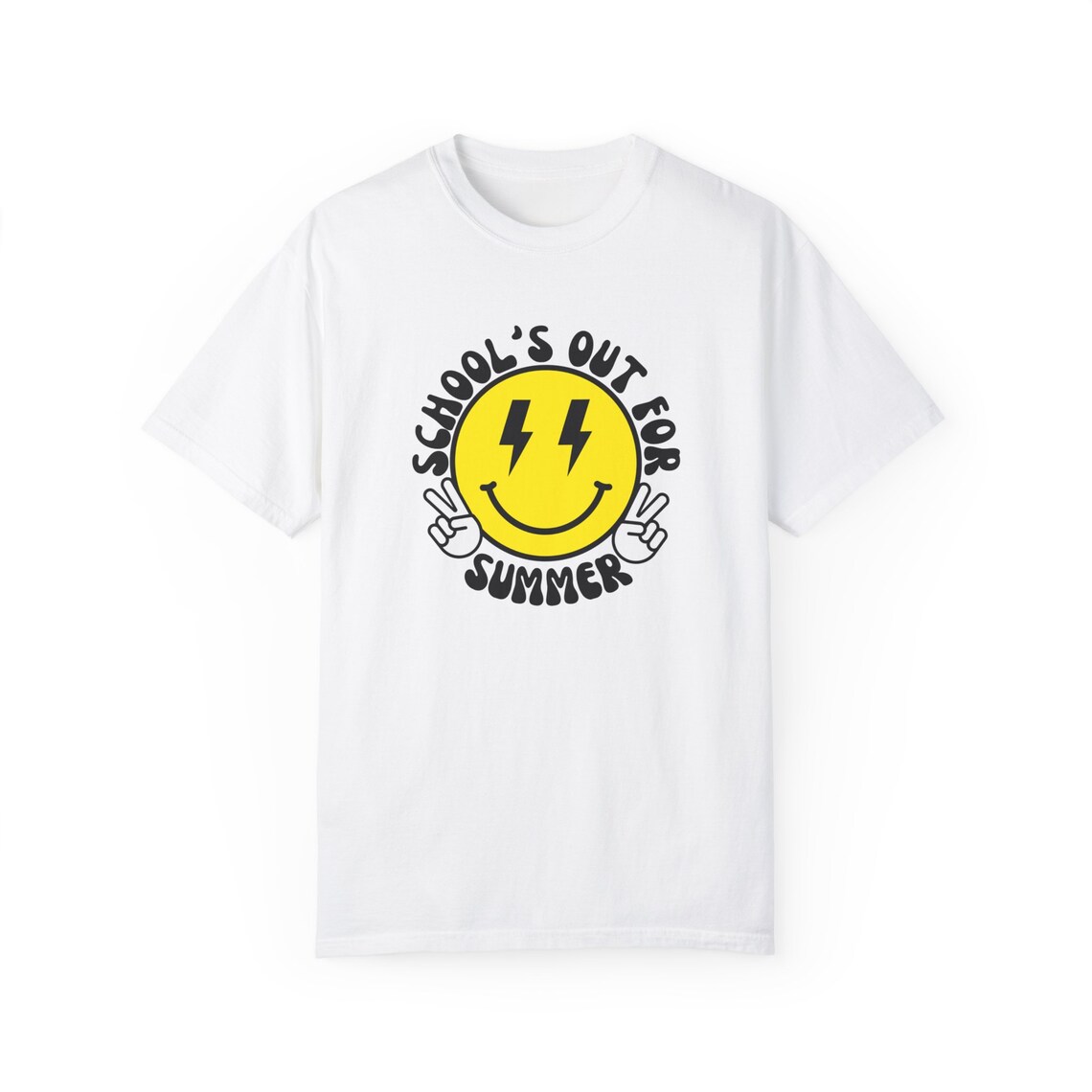 Funny Schools Out for Summer Smiley Shirt, Last Day of School Tee ...