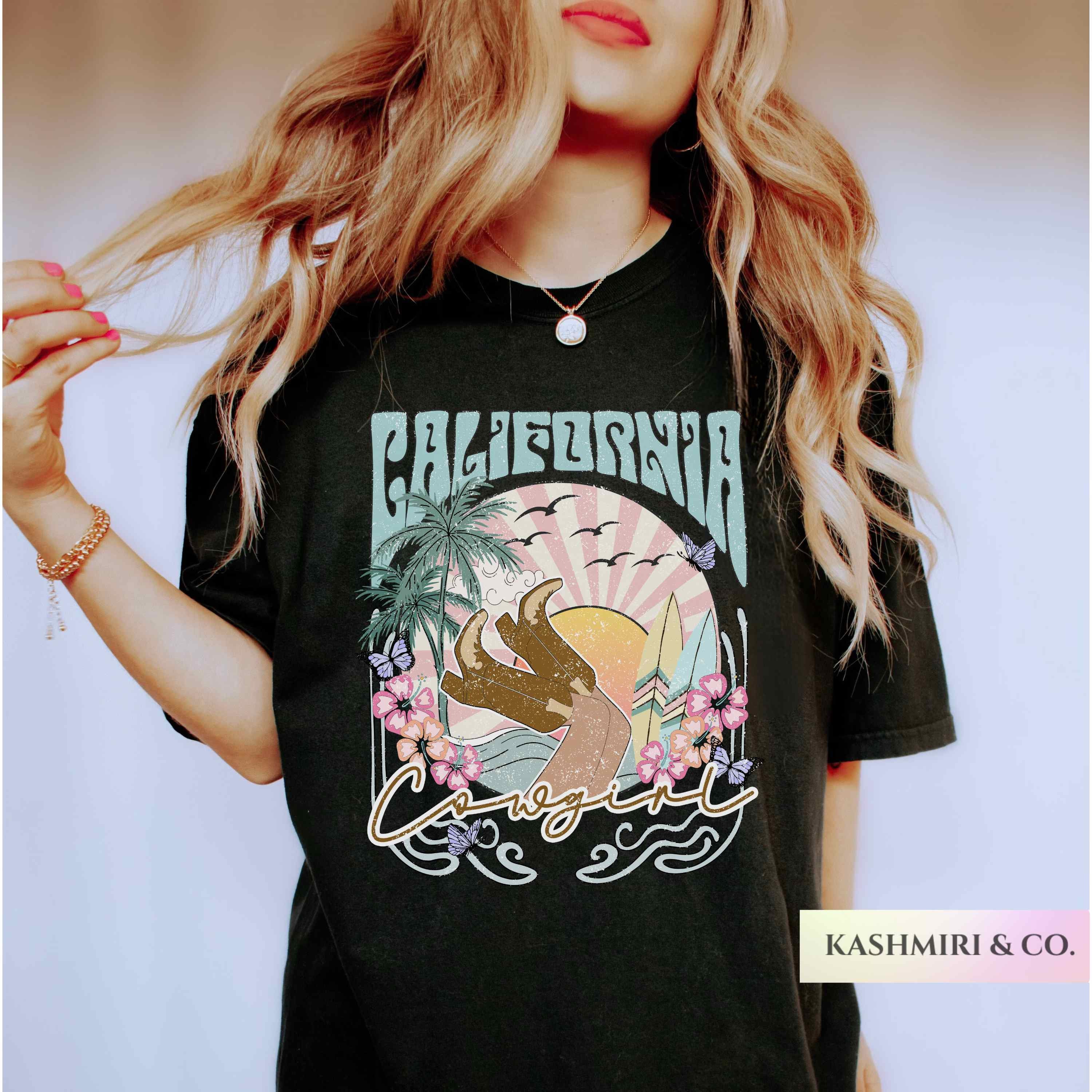 Coastal Cowgirl Shirts California Beach Tshirts Western Country Comfort ...