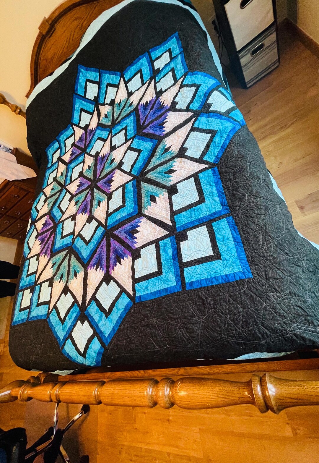 Handmade King Size Batik Quilt - Etsy