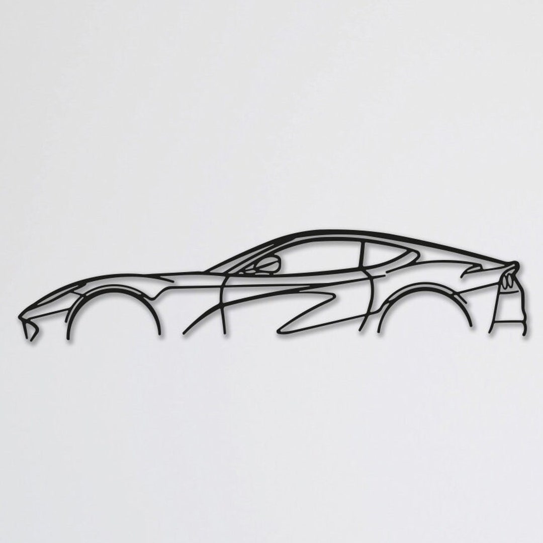 Ferrari 812 Superfast Silhouette Ferrari Superfast Metal Wall - Etsy