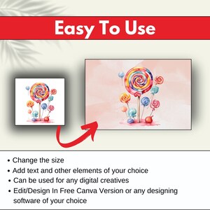 Lollipop Clipart, Food Clipart PNG Bundle, 60 PNG Lollipop Clipart ...