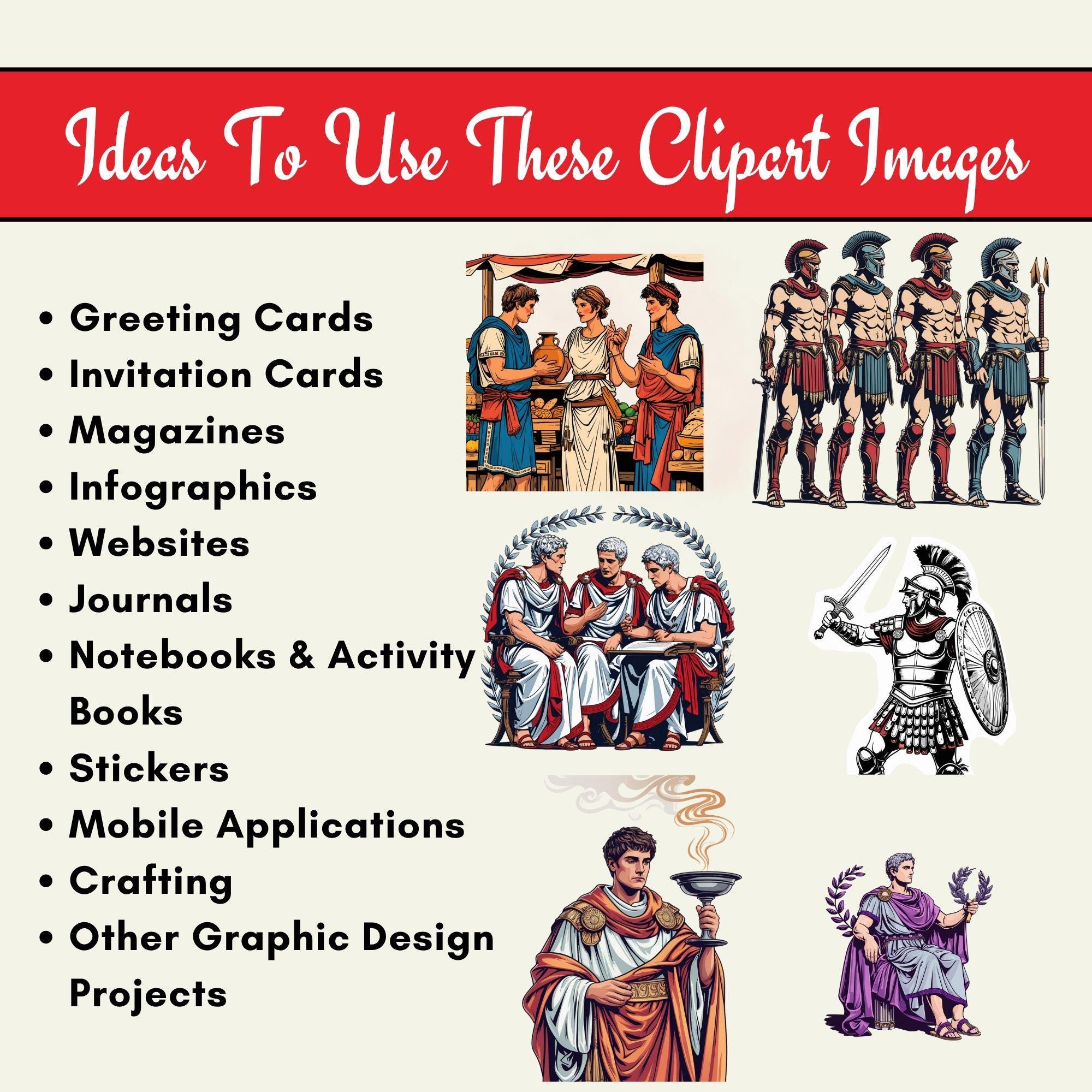 338 Ancient Rome Clipart,roman Empire Images,historical Roman Graphics ...