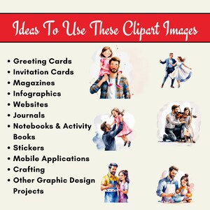 630 Father Clipart, Cute Dad Clipart PNG Bundle, PNG Fatherly Images ...