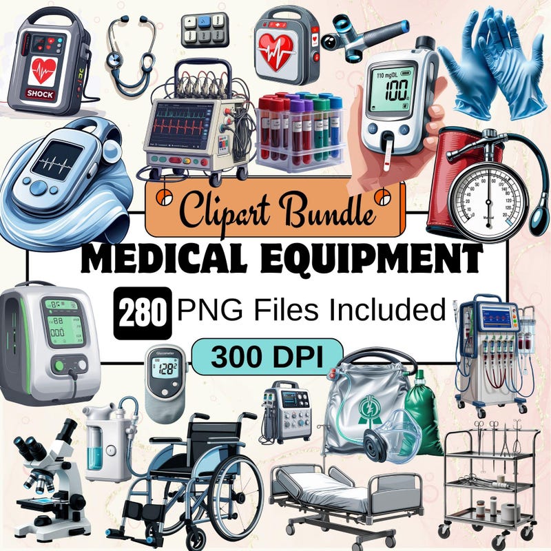 Medical Clip Art Bundle - Etsy UK