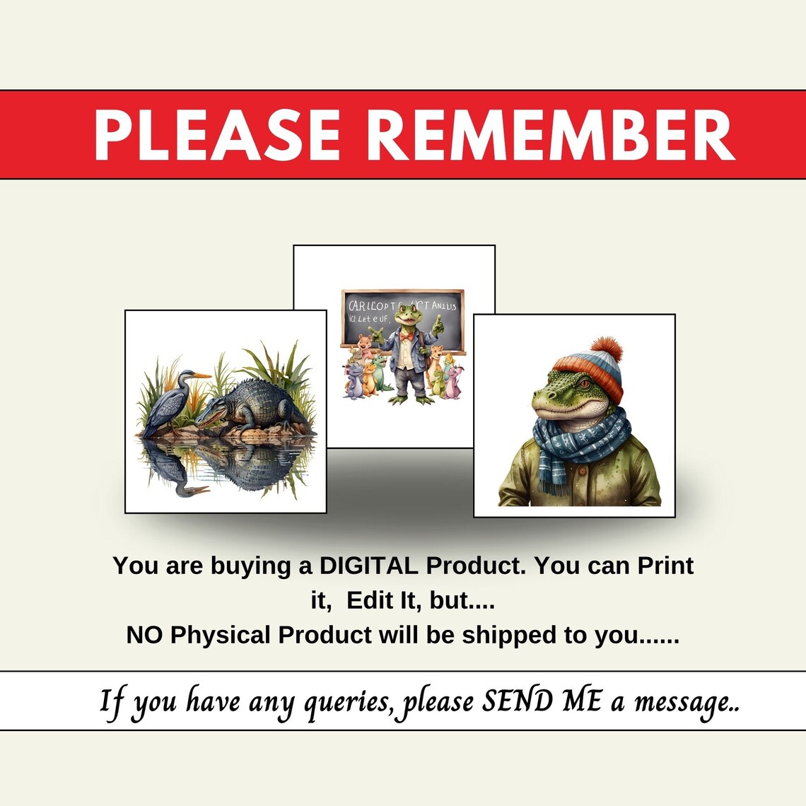 Alligator Clipart, Animal Clipart PNG Bundle, 36 PNG Alligator Clipart ...