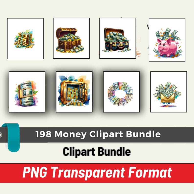 Money Clipart,watercolor Money Images,raining Money Png,seamless Money ...
