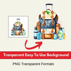 Travel Clipart Bundle, Vacation Holiday Graphics, 225 Travel Clipart ...