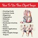 Badminton Clipart, Sports Clipart PNG Bundle, 24 PNG Badminton Clipart ...