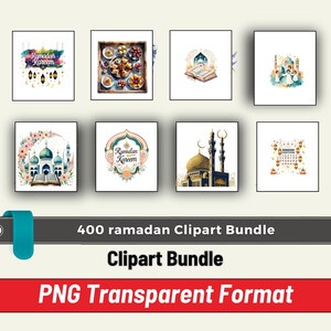 Ramadan Clipar Islamic PNG Clipart Png Bundle, Muslim Eid Clipart ...