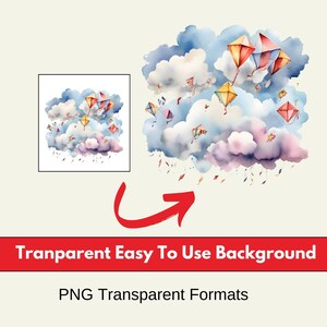 Cloud Clipart, Weather Clipart PNG Bundle, 24 PNG Cloud Clipart Bundle ...