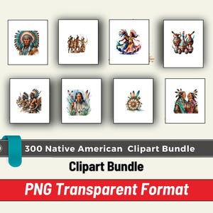 Native American Watercolor Clipart Bundle,african American Clipart ...