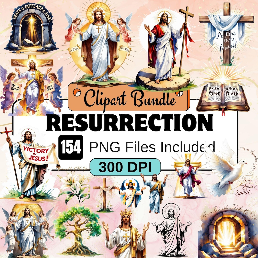 158 Resurrection Clipart Jesus Resurrection Png,easter Resurrection ...