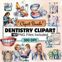 Dentist Office Clip Art - Melonheadz Characters - Mini - Etsy