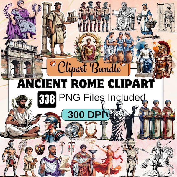 Rome Clipart - Etsy