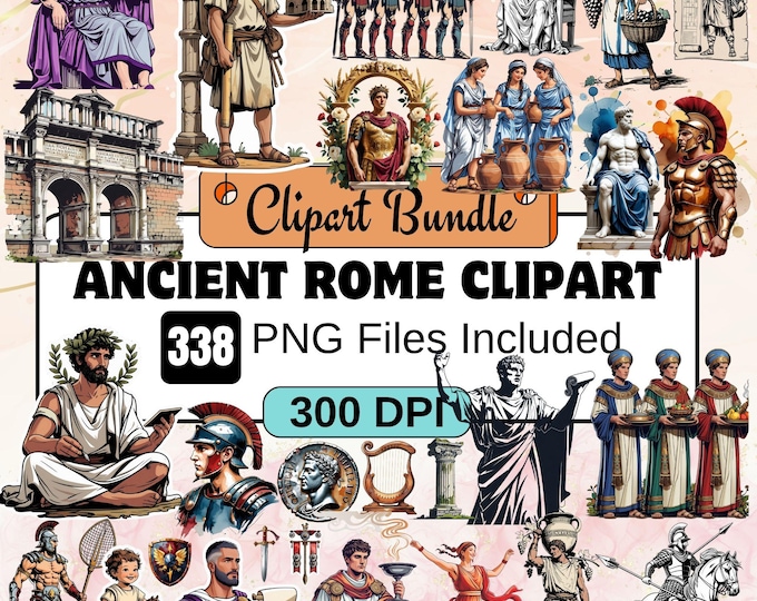 Ancient Roman Clipart, Ancient Rome Clipart, Roman Emperor, Colosseum ...