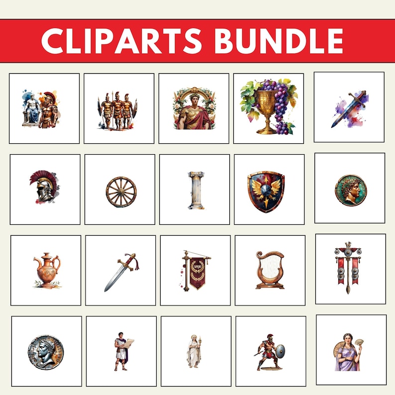 338 Ancient Rome Clipart,roman Empire Images,historical Roman Graphics ...