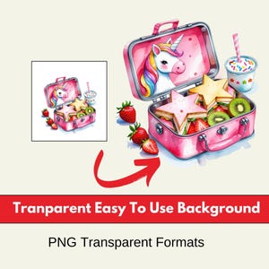 School Lunch Clipart,lunch Boxpng Bundle,school Meal Clipart,school ...