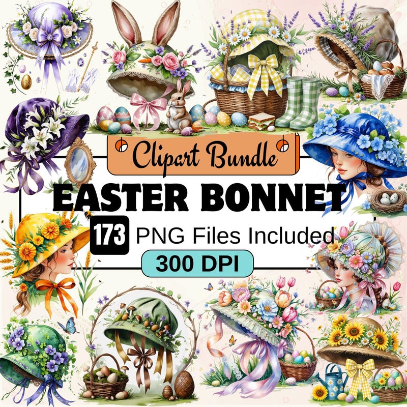 Easter Bonnet - Etsy