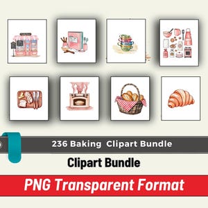 Watercolor Baking Clipart,baking Supplies Png,home Bakery Logo,cookie ...