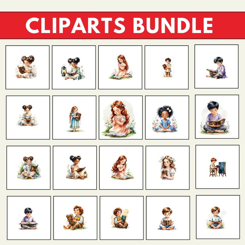 147 Children With Bible Clipart,bible Story PNG Bundle,biblical ...