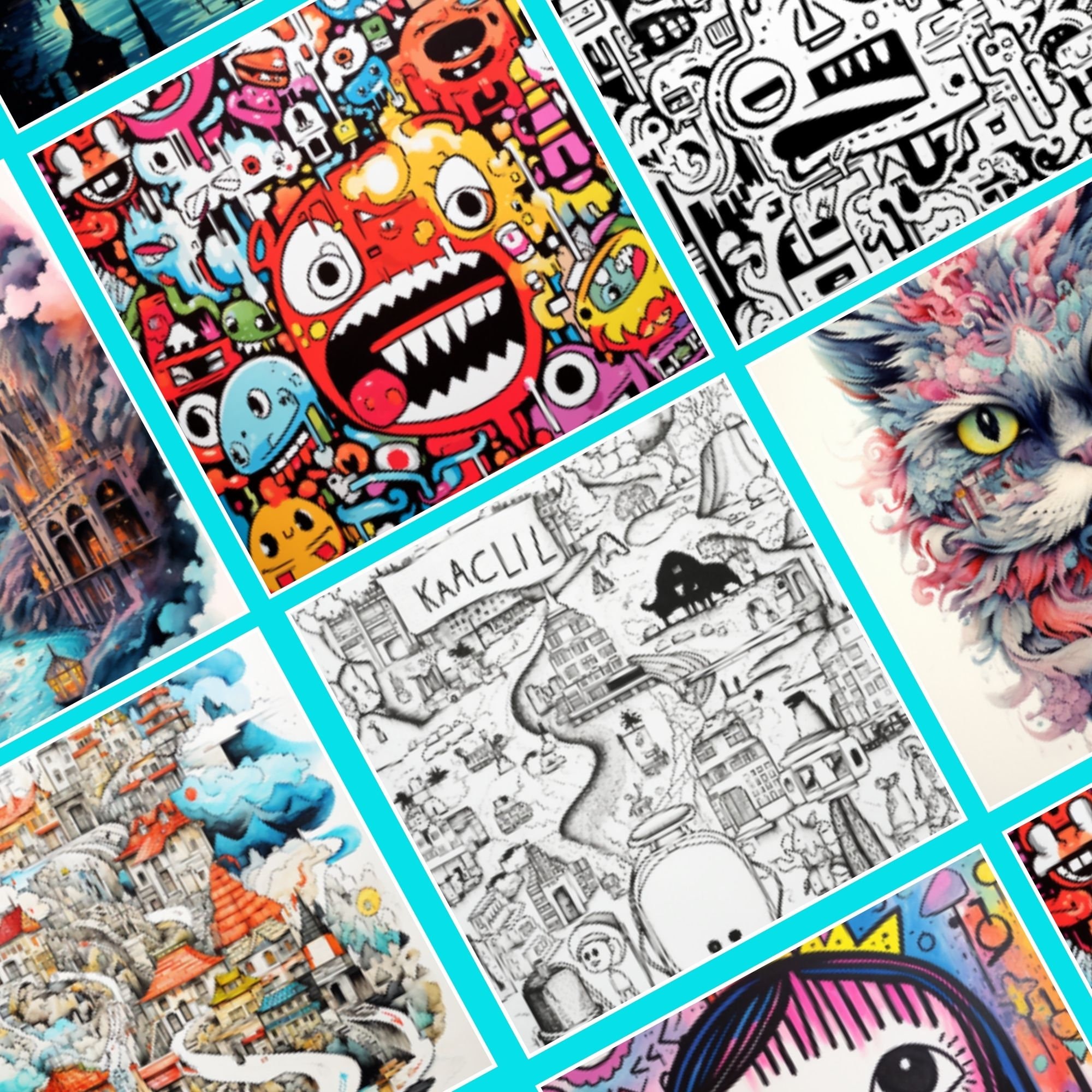 120 Midjourney Prompts Doodle Art, Doodle Midjourney Prompts, Ai Guide ...