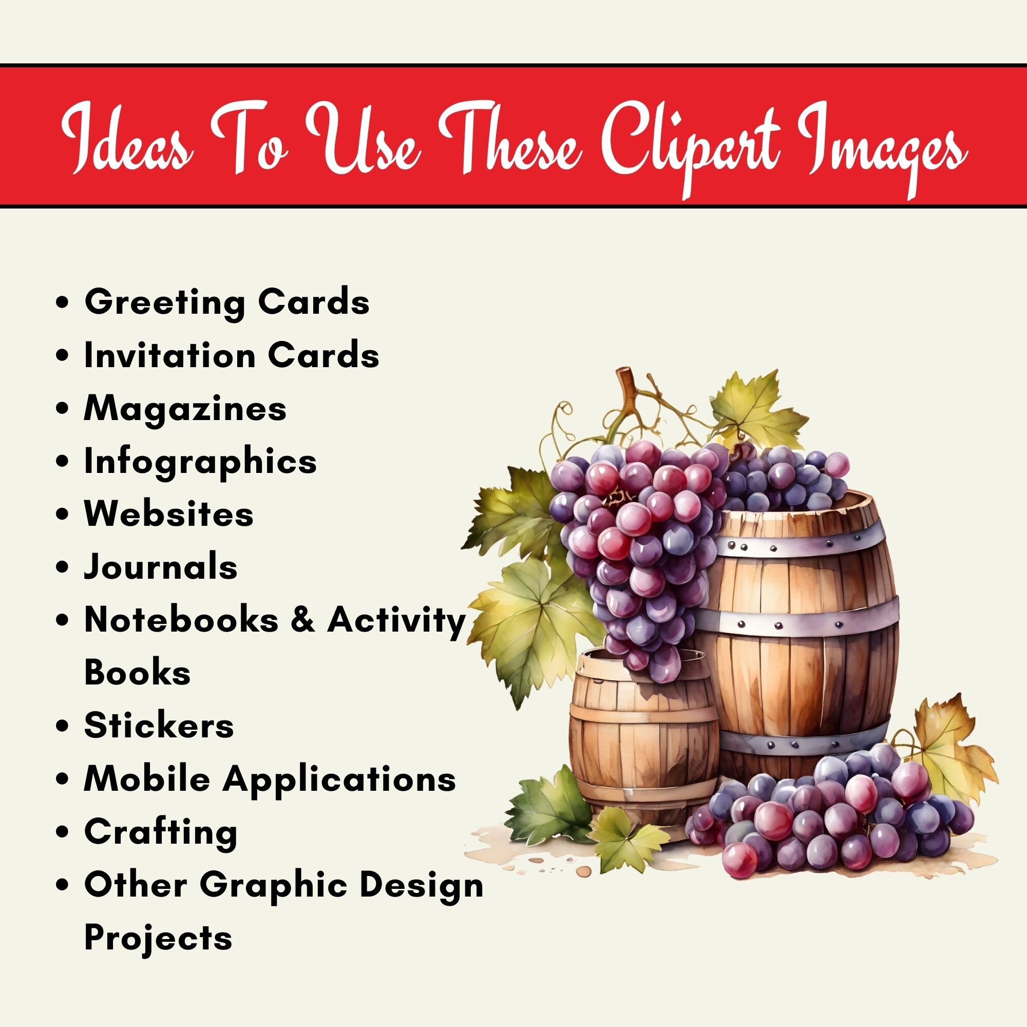 Grapes Watercolor Clipart, Watercolor Fruits,grapes, Sweet Delights ...