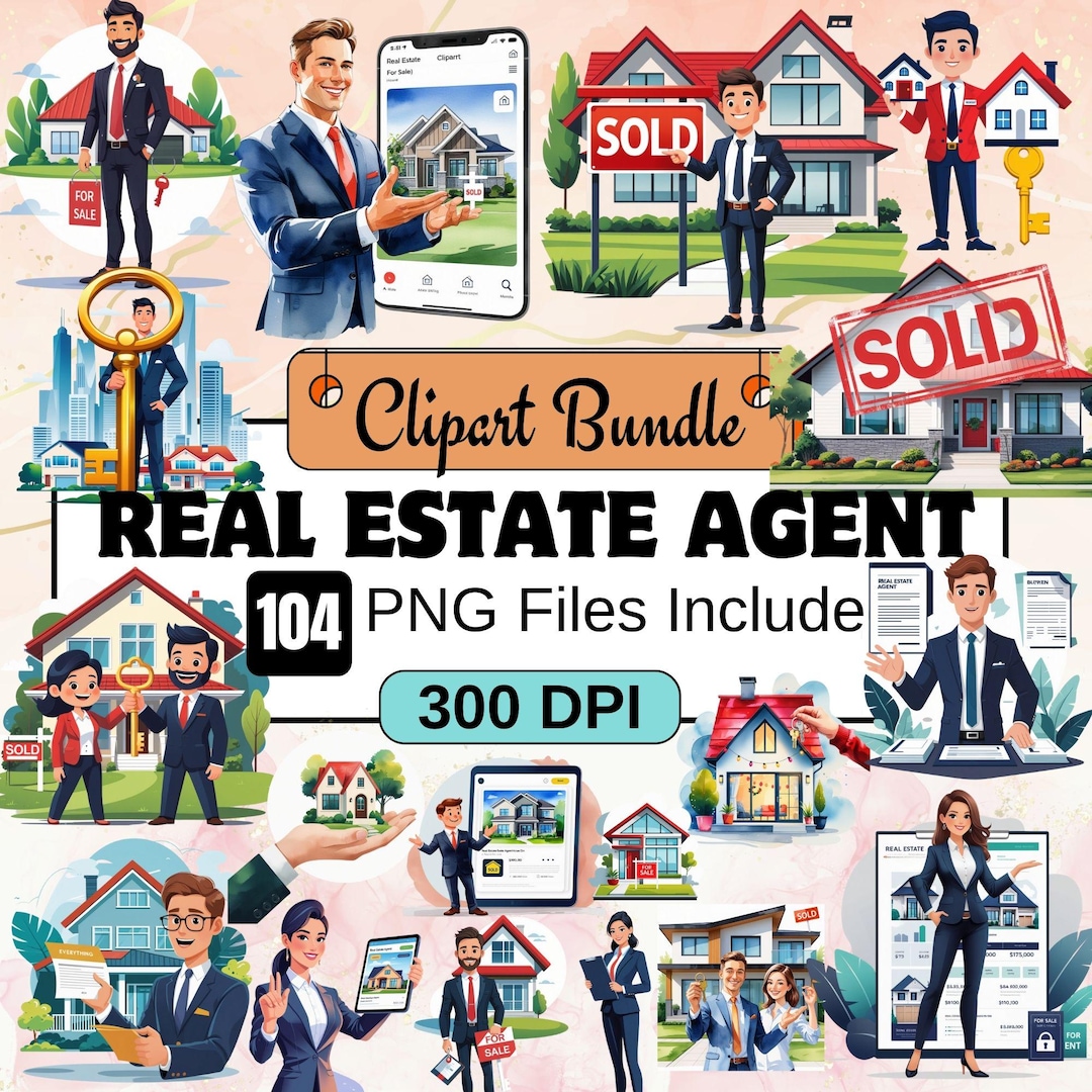 104 Real Estate Agent Clipart,real Estate PNG Clipart,realtor Clip Art ...