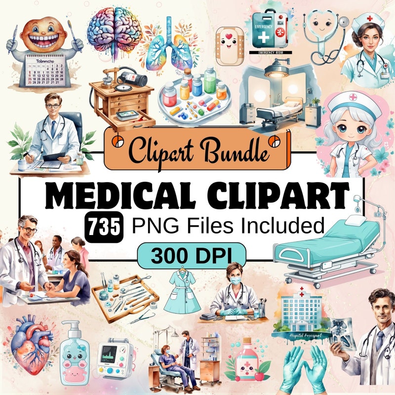 Medical Clipart - Etsy