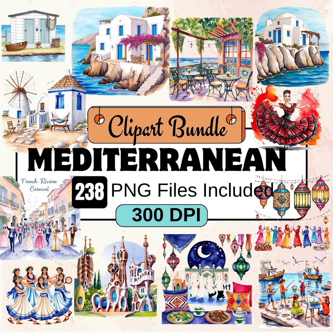 Mediterranean Clipart, Mediterranean Tile Clipart Png, Mediterranean ...