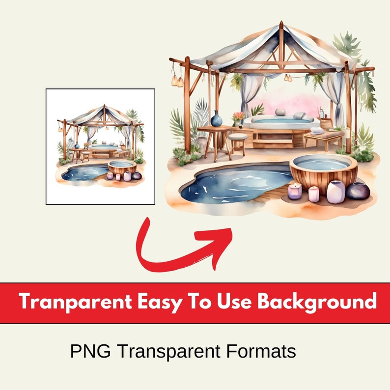Glamping Clipart, Camping Clipart PNG Bundle, 24 PNG GLAMPING Clipart ...
