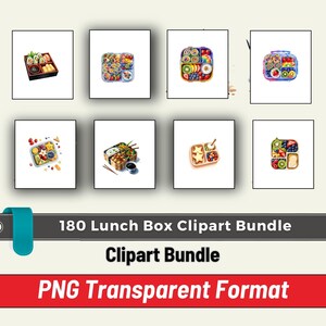 School Lunch Clipart,lunch Boxpng Bundle,school Meal Clipart,school ...